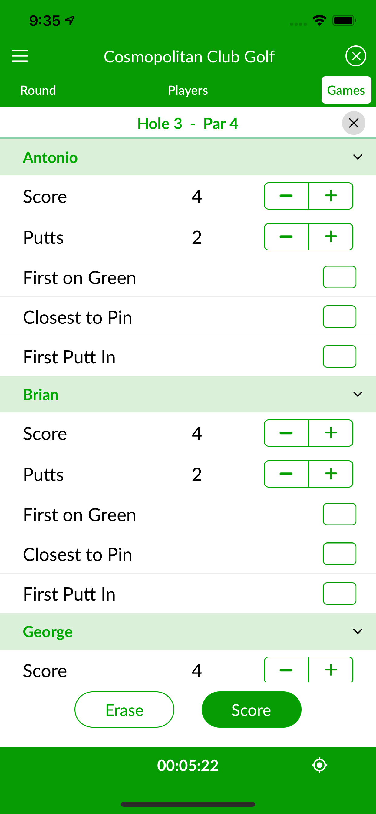 How To Play Bingo Bango Bongo BEEZER GOLF Golf Games Scoring App
